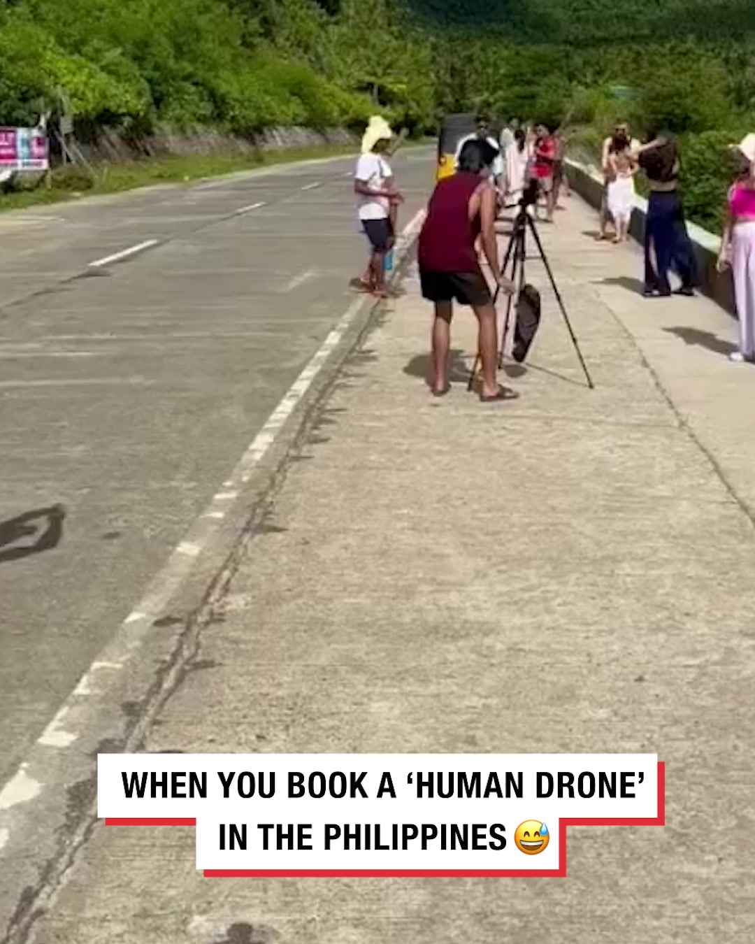 LADbible Video hub - We booked a 'Human Drone' in the Philippines