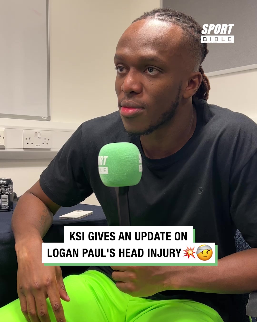 LADbible Video hub - KSI Gives An Update On Logan Paul's Head Injury 💥🤕