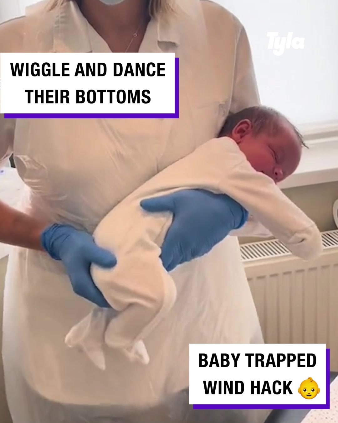 LADbible Video hub - Baby trapped wind hack