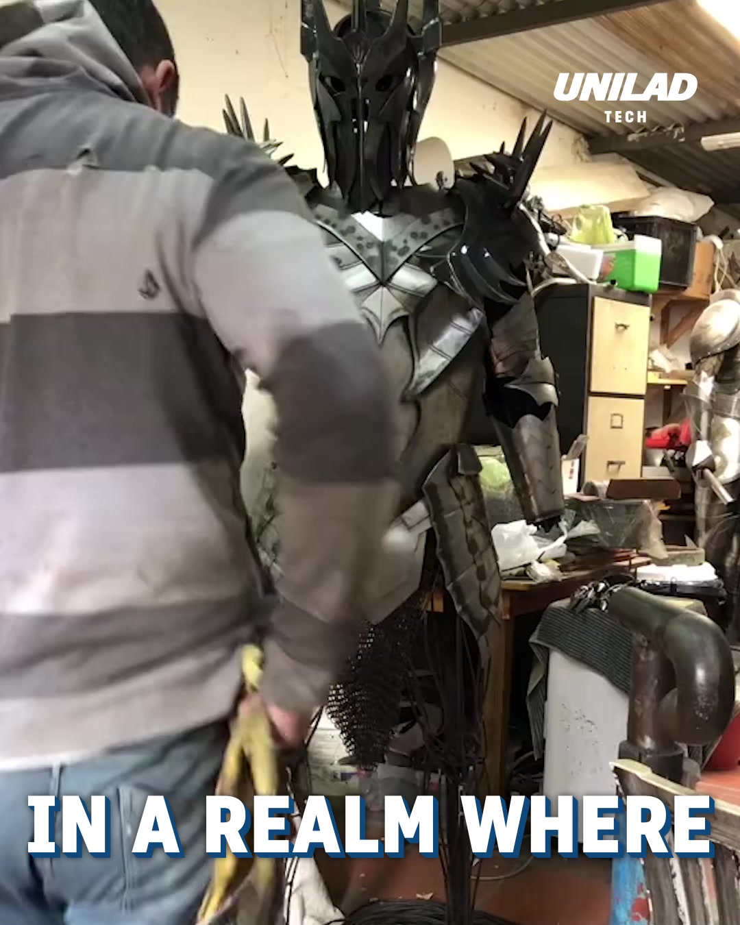 LADbible Video hub - Guy Makes fully functional Sauron Armour