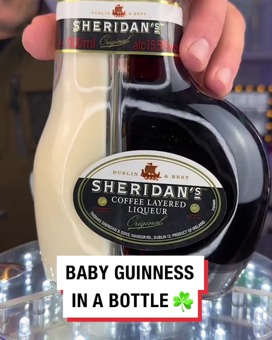LADbible Video hub - Baby guinness in a bottle