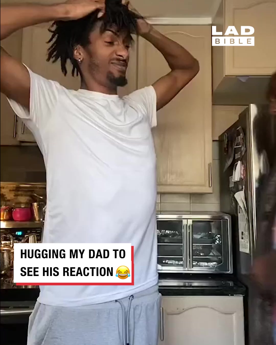 LADbible Video hub - Hugging dad to see his reaction
