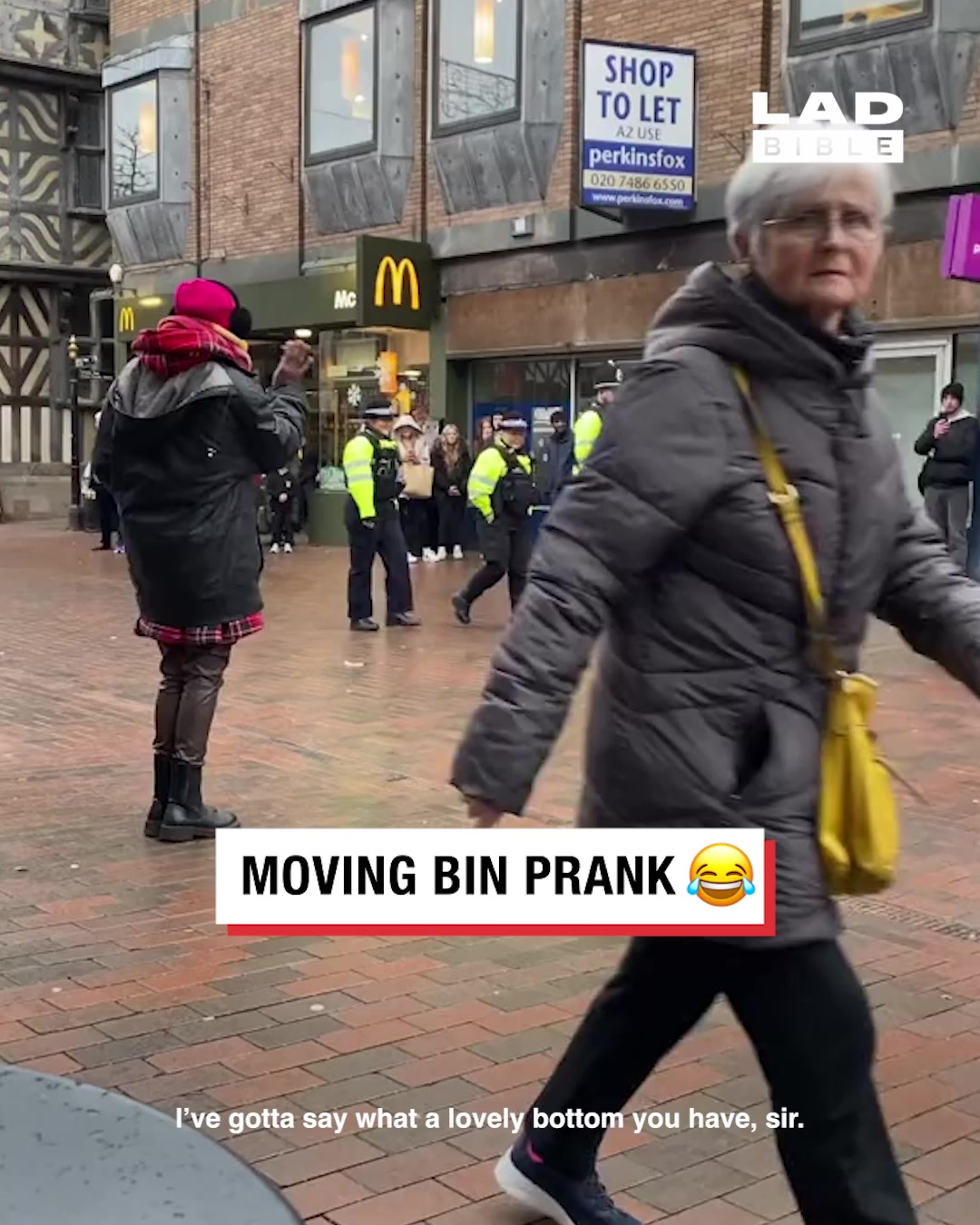 LADbible Video hub - Moving Bin Prank