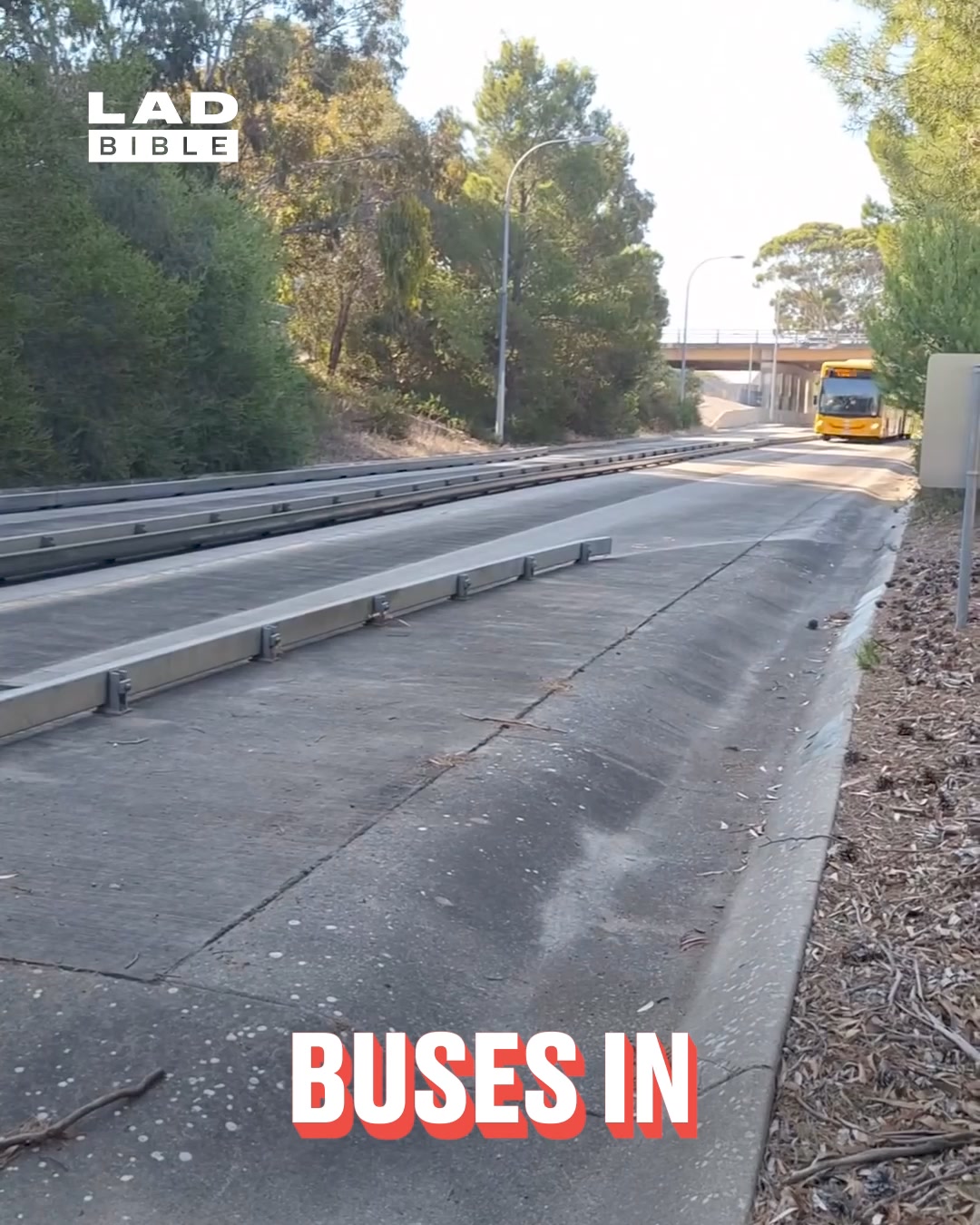 LADbible Video hub - How This Bus Changes From Rails To Road
